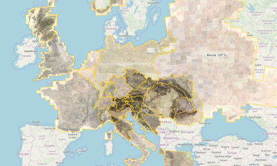 Szczegółowa mapa Polski z 1771 roku - Eloblog